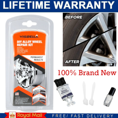 ALLOY WHEEL RIM REPAIR KIT CURB DAMAGE SCUFFS AND SCRAPES ONE KIT UK ...