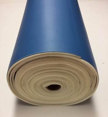 1/4" FOAM BACKED MARINE VINYL CLASSIC BLUE ATV AUTO HEADLINER FABRIC ...