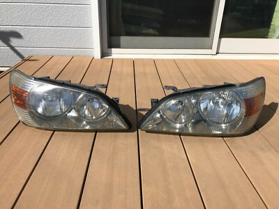 1999 Toyota Altezza Lexus IS200 IS300 JDM Halogen Headlights Lights ...
