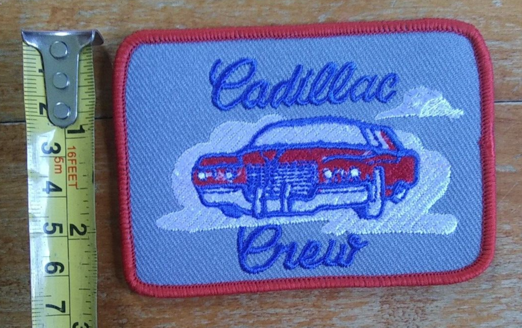 Vintage Cadillac Crew Patch OLD SCHOOL LOW RIDER HOT ROD Patch Sew On ...