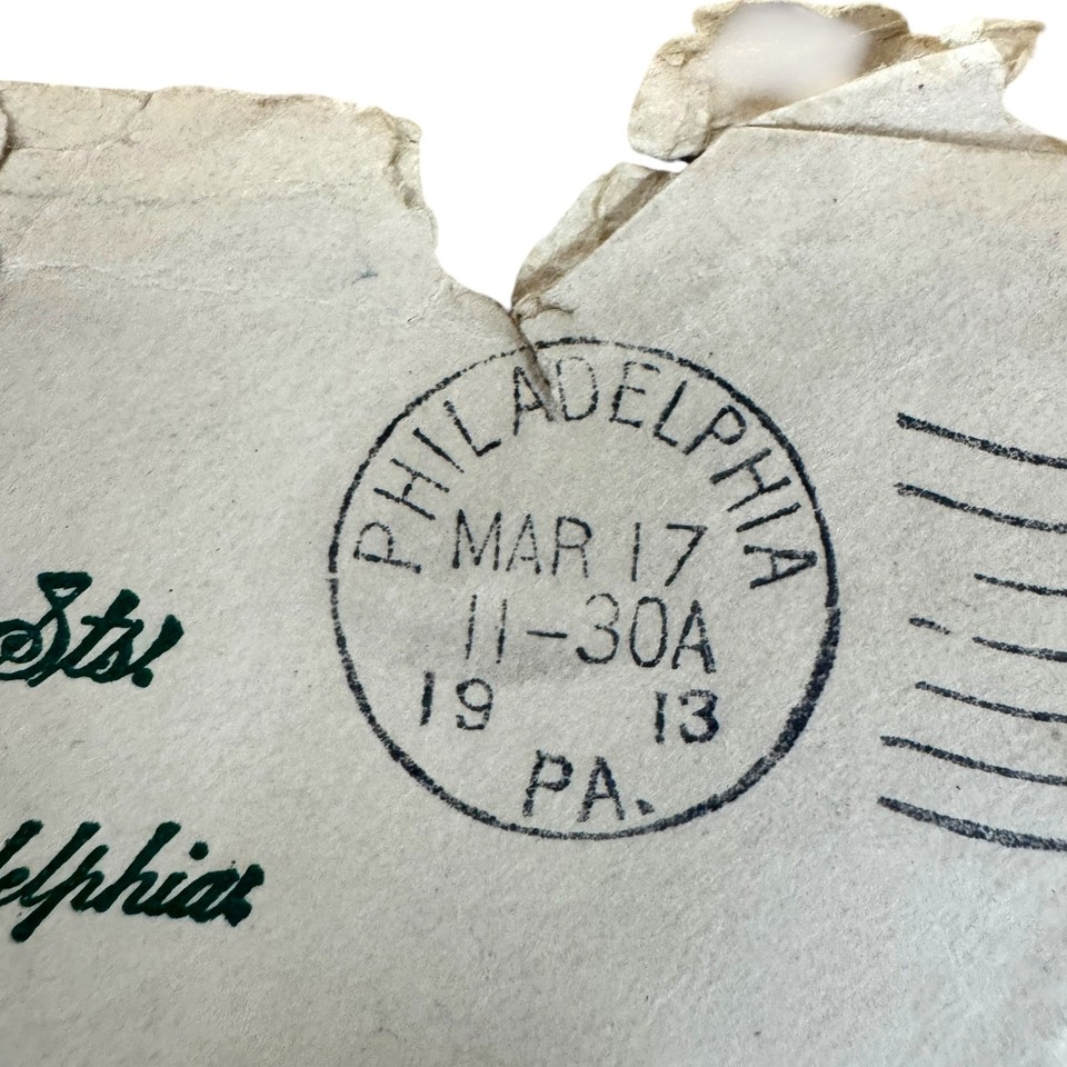 VTG 1913 Philadelphia Greens Hotel Letter Envelope Postmarks ...