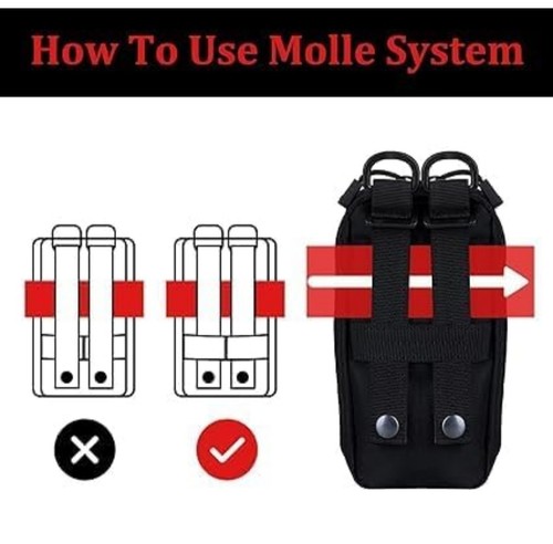 First Aid Bag EMT Pouch Molle IFAK Small Empty Tactical Trauma Kit ...