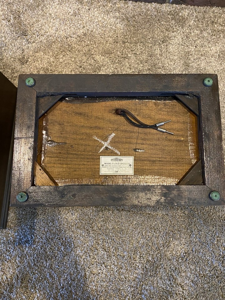 Antique Eveready Model 21 Tube Radio Battery Receiver And Model 3 Loud ...