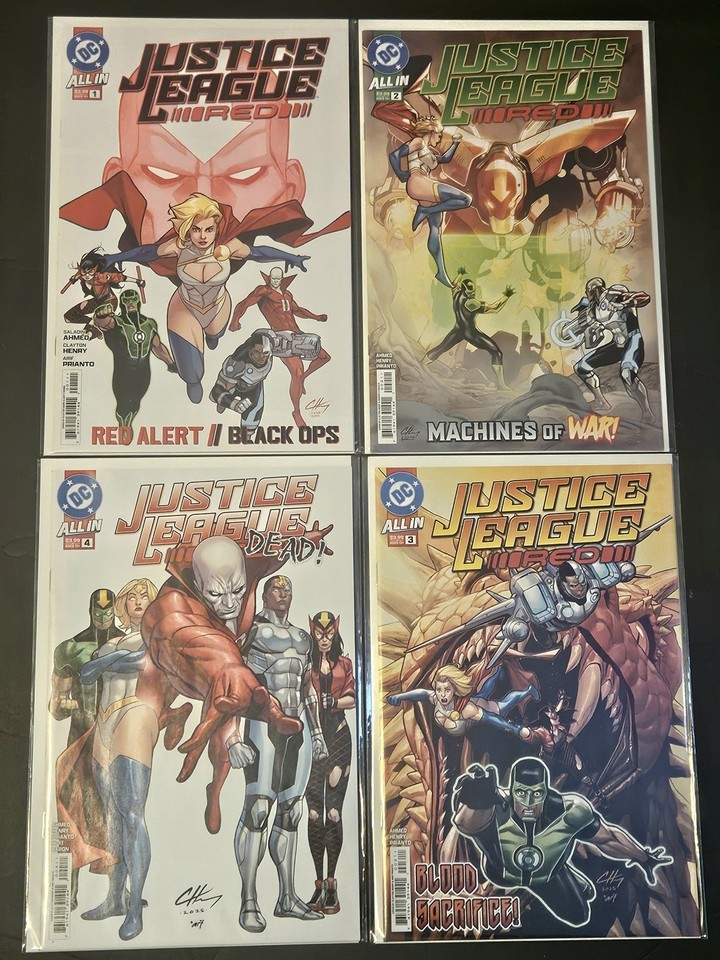 Justice League Red #1-6 Complete Set High Grade (2025) DC Comics | eBay