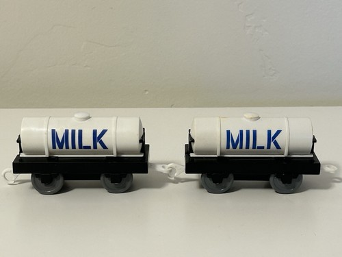Set of 2 Thomas and Friends Train TrackMaster MILK Tank Cars - T1 | eBay