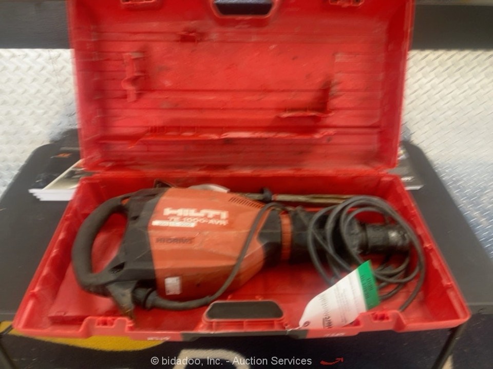 2017 Hilti TE 1000-AVR Breaker Demolition Demo Hammer Chisel Case 120V ...