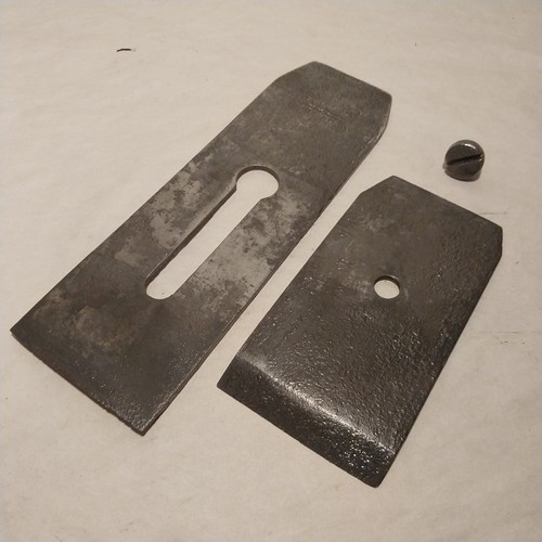 Antique Ohio Tool Co. Cast Steel Warranted Cutting Iron & Back Iron ...