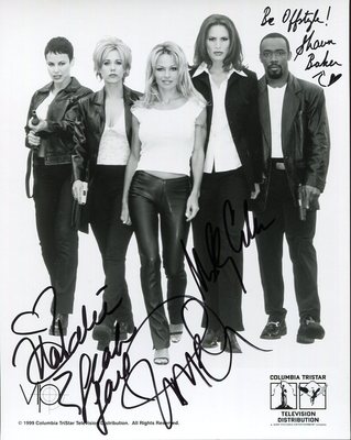 PAM ANDERSON VIP HAND SIGNED 8x10 CAST PHOTO+COA SIGNED BY WHOLE CAST ...