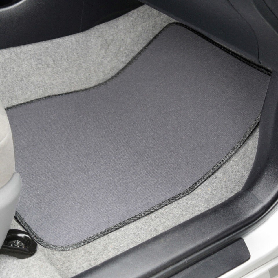 Car Carpet Floor Mats 4 Piece Vinyl Heel Pad Rug for Sedan & SUV Car ...