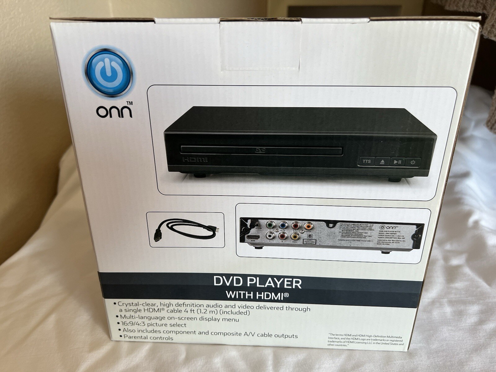 ONN ONA19DP005 Compact Upscaling HDMI DVD Player for sale online | eBay