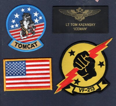 Tom Iceman Kazansky Haut Pistolet Film F-14 Tomcat Mascot Escadron ...