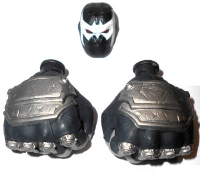 DC Universe Multiverse BANE RIGHT LEFT FISTS build a figure baf ...