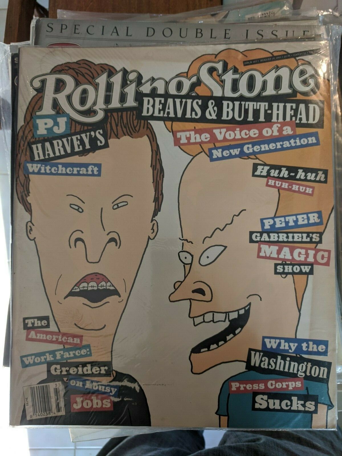 Rolling Stone #663 August 19 1993 Beavis & Butt-Head, PJ Harvey, Peter ...