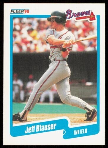 1990 Fleer Jeff Blauser Atlanta Braves #576 | eBay