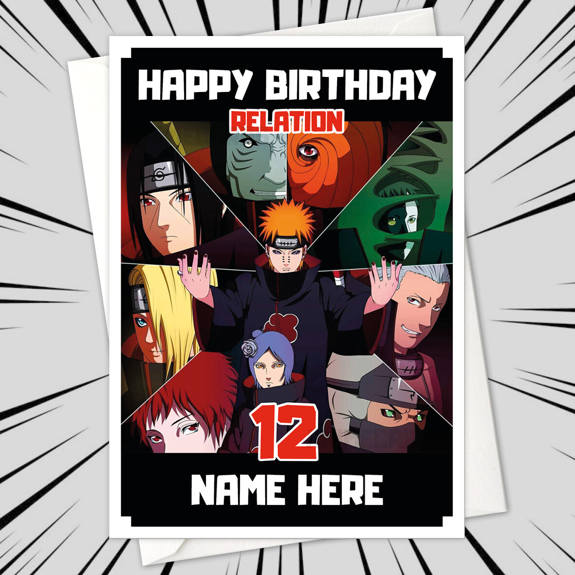 Naruto Shippuden Happy Birthday