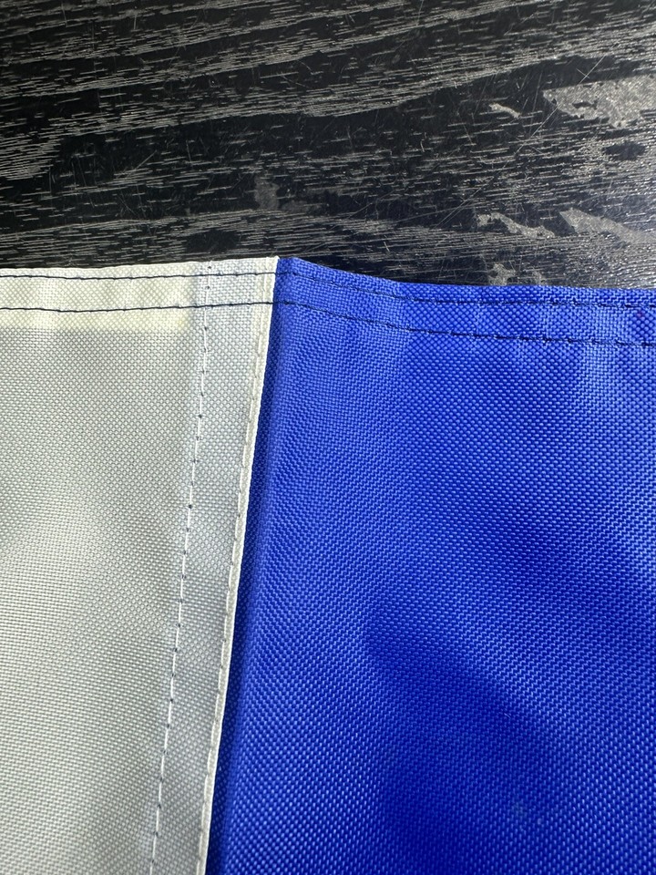 NEW 35cm x 30cm Blue & White Scuba Diving Alpha Polyester Dive Flag ...