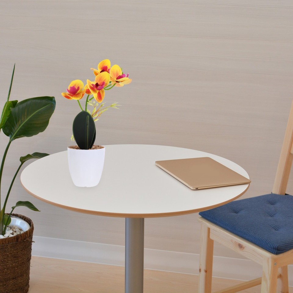 3 Pcs Artificial Flower Bonsai Small Plants Realistic Faux Potted Fake ...