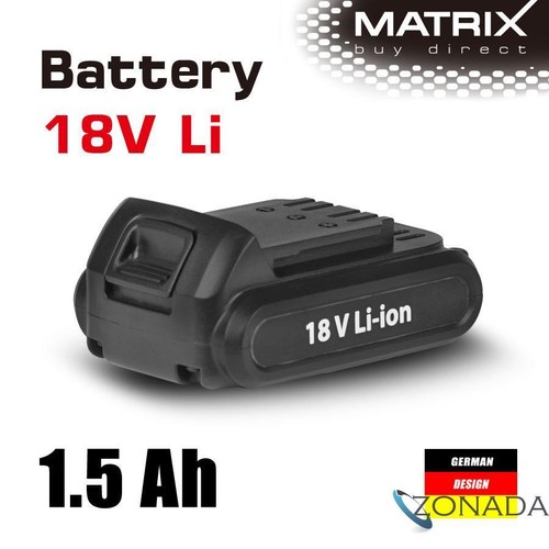 Matrix 18v Lithium Battery 1.5 Ah Rechargable for Power Tools for sale ...