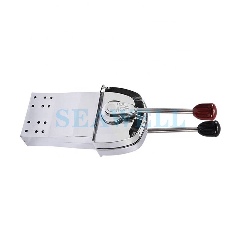 Boat Dual Control Lever Single Engine Remote Control Box for Outboard ...