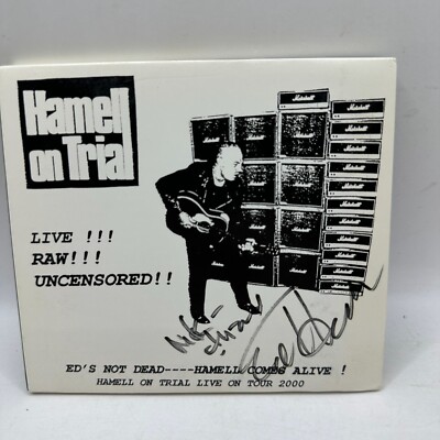 Hamell On Trial "Eds Not Dead--Hamell Comes Alive!" CD Album Signed | eBay