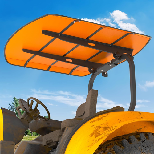 MOOFI Tractor Canopy for ROPS - Non-fading High-Density Thermoplastic ...