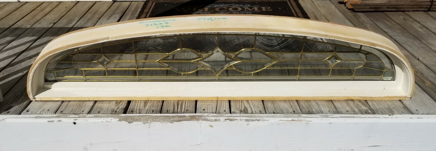 Therma Tru 'Arcadia' Elliptical Transom Window; 64inx14in. For 36" Door ...