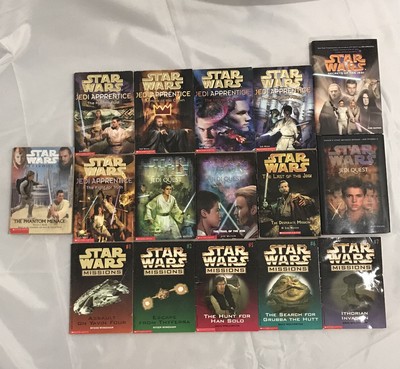 Star Wars Kid’s Book Lot (Jedi Apprentice, Jedi Quest, Missions Series ...