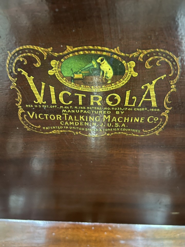 Vintage 1917 Antique Victor Victrola Talking Machine VV-XI-A Phonograph ...