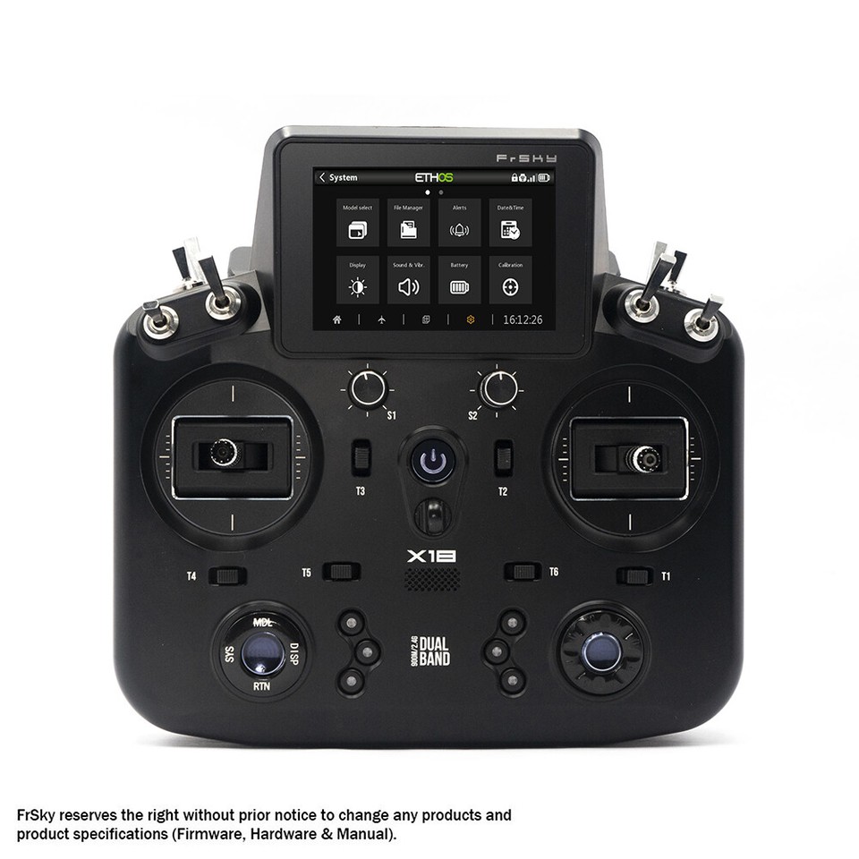 FrSky Tandem X18 Transmitter with Color Touch-Screen Displays Remote ...