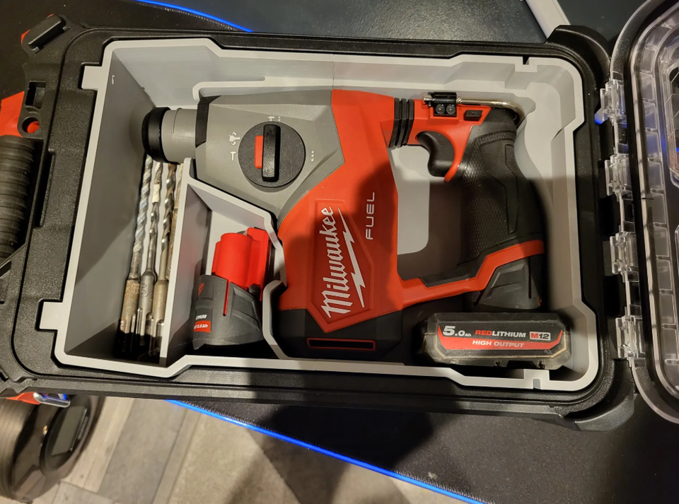 Milwaukee PACKOUT Compact Insert for M12 FUEL™ SDS Plus Rotary Hammer ...