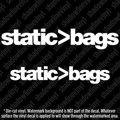 STATIC > BAGS Vinyl Decal Sticker JDM Euro funny coilovers drift stance ...