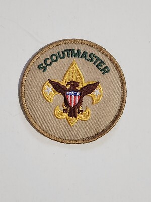 New BSA Scoutmaster Uniform Patch Current Boy Scouts CAT# 423 | eBay