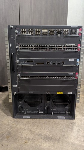 Cisco Catalyst 6500-E Series WS-C6509 Chassis with Switch Modules | eBay