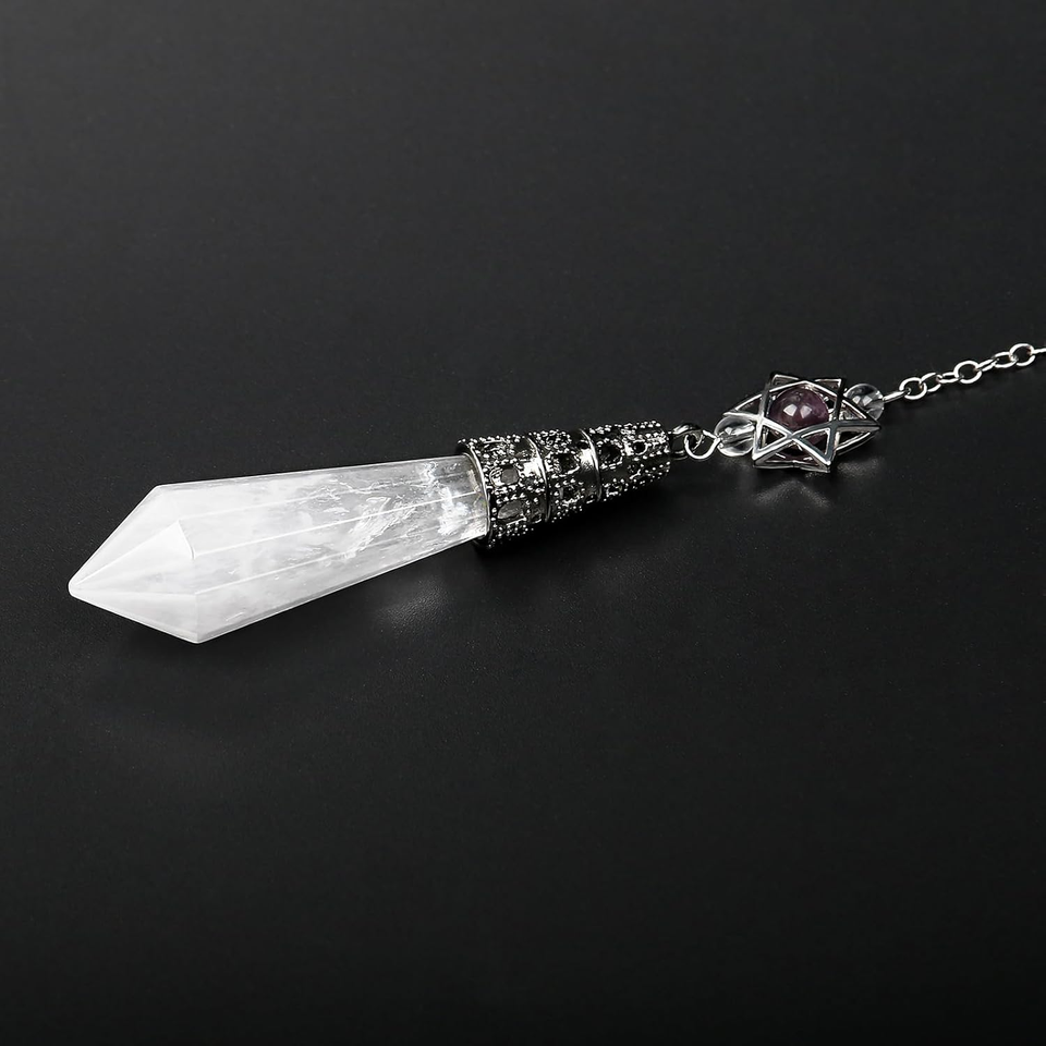 Pendulum Crystal, Natural Crystal Pendulums for Divination ...