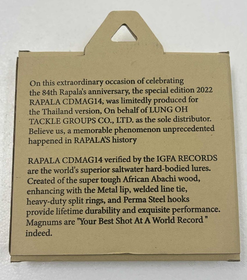 Rare collection / new rapala the special edition 2022 CD14 MAG | eBay