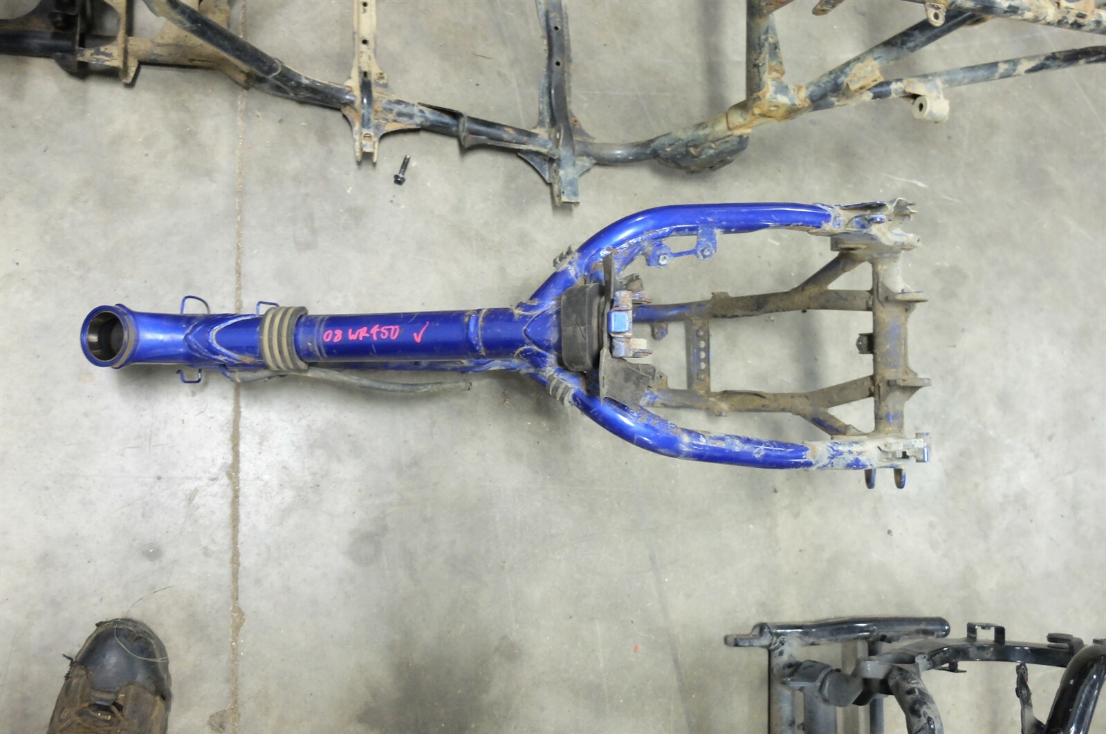 03 Yamaha WR450F WR450 WR 450 F Frame Chassis | eBay