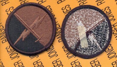 US Army 1st Information Operations Command IOC OD Green & Black patch m ...