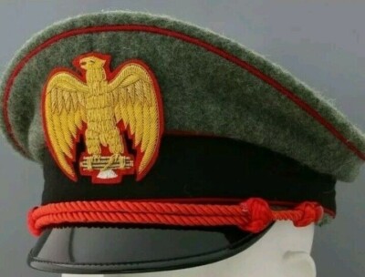 WW2 Italian MVSN General Visor Hat – Rare Historical Replica Cap | All ...