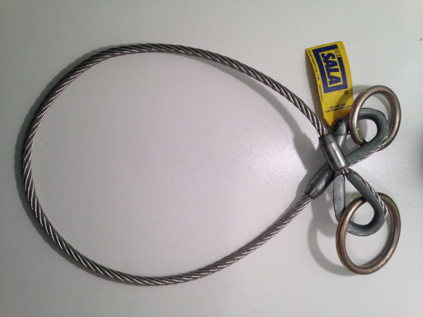 DBI SALA 4 FOOT 3/8 CABLE TIE OFF CROSS ARM 5900550 420 LB OHSA MANU 11 ...