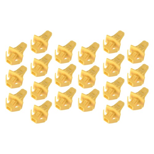 20pcs Yellow Nylon Radiator Grille Trim Bumper Retainer Clips Fit For ...