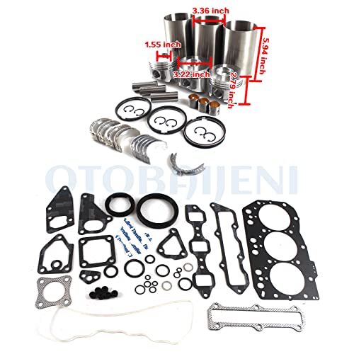 3TNV82 3TNV82A Overhaul Rebuild Kit fits for Yanmar Engine Tractor ...
