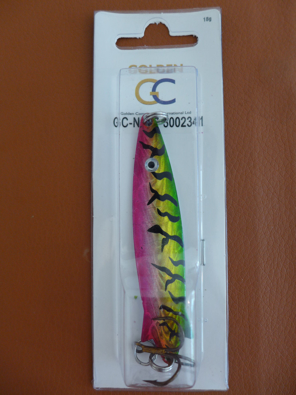 5 Packs of Different Colour HOLOGRAPHIC TOBY Spinning Lures 18g NP07 ...