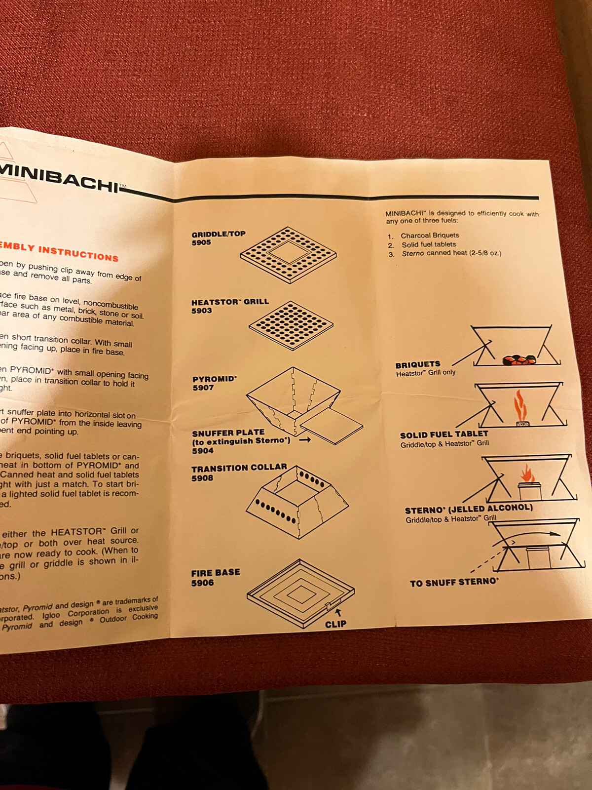Vintage Pyromid 8" X 8" Outdoor Cooking System with Carrying Case | eBay