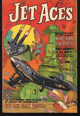 Jet Aces Comic 3 Fiction House GGA Red Task Force SightedWing Man Buzz ...