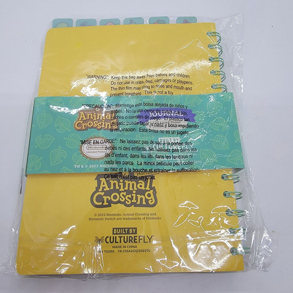 Nintendo Animal Crossing New Horizons 120 Page Journal With Dividers ...