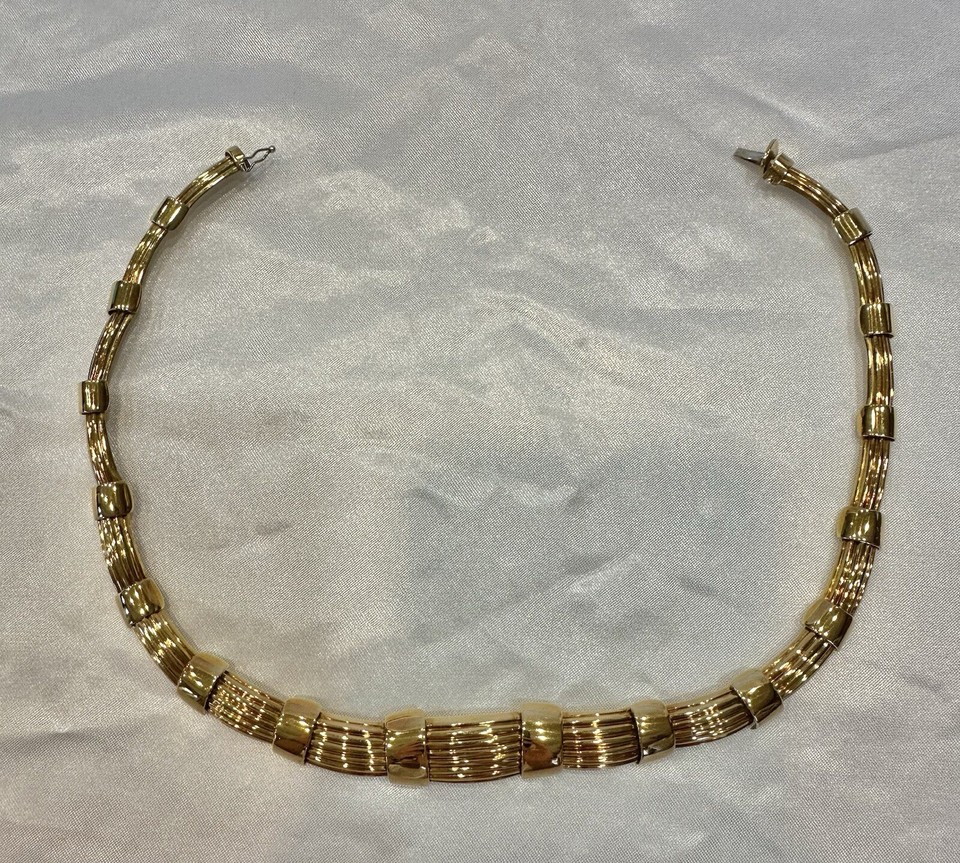 MAGNIFICENT ITALIAN 18K YELLOW GOLD NECKLACE 96g *MUST SEE* | eBay