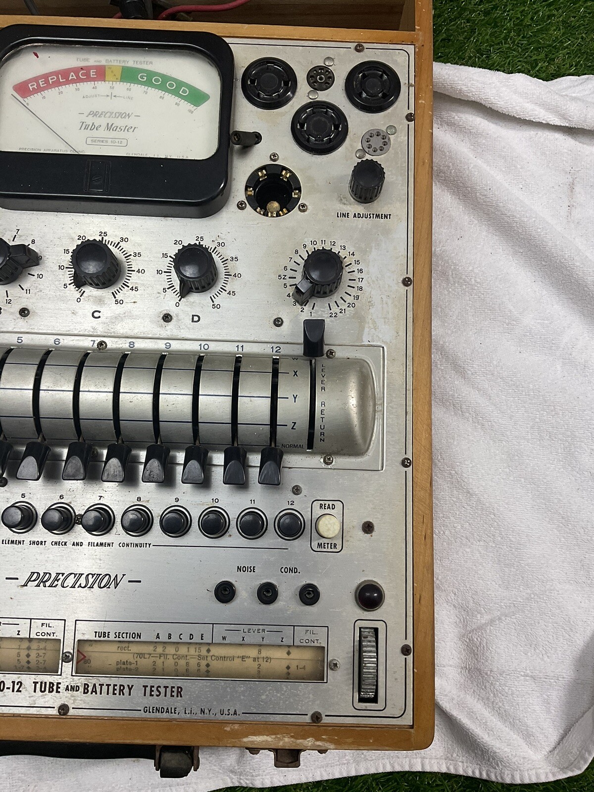 Vintage Precision 10-12 Vacuum Tube Tester Radio/Television Untested ...