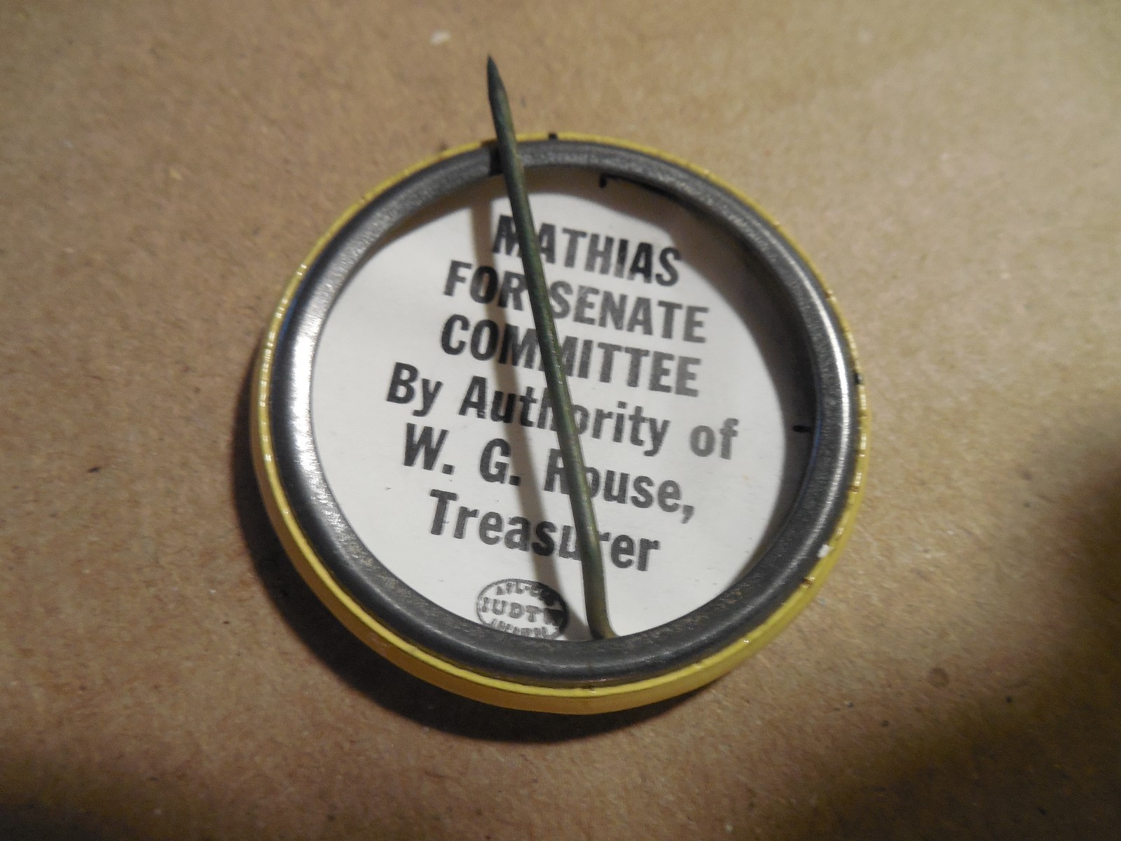 Maryland Pin Back Campaign U.S. House Senate Local Button Charles Mac ...