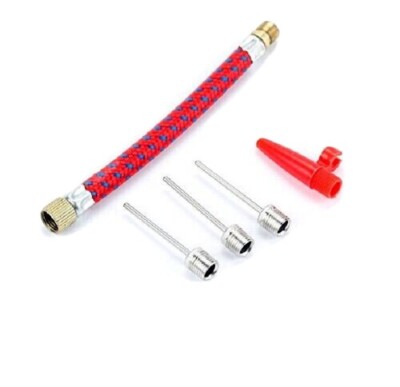 Bike Football Ball Hand Pump Accessorie Sports Inflate Needle Tube ...