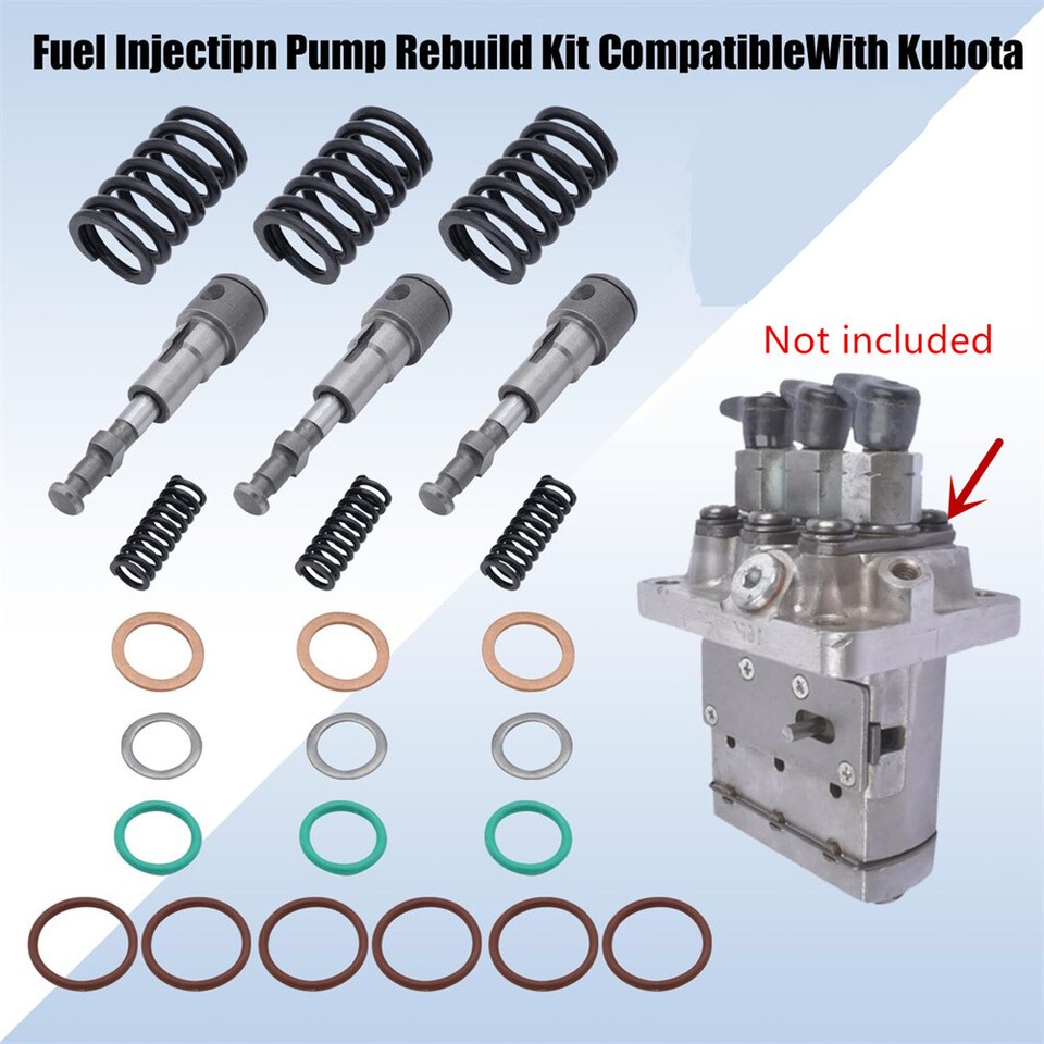 Fuel Injection Pump Rebuild Kit For Kubota D902 D722 D905 RTV 900 BX ...